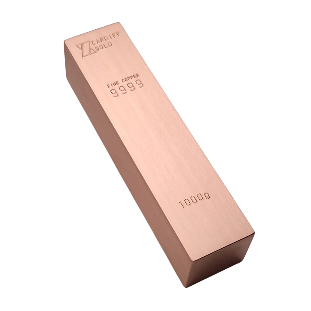 Cardiff Gold 1kg Copper Bar