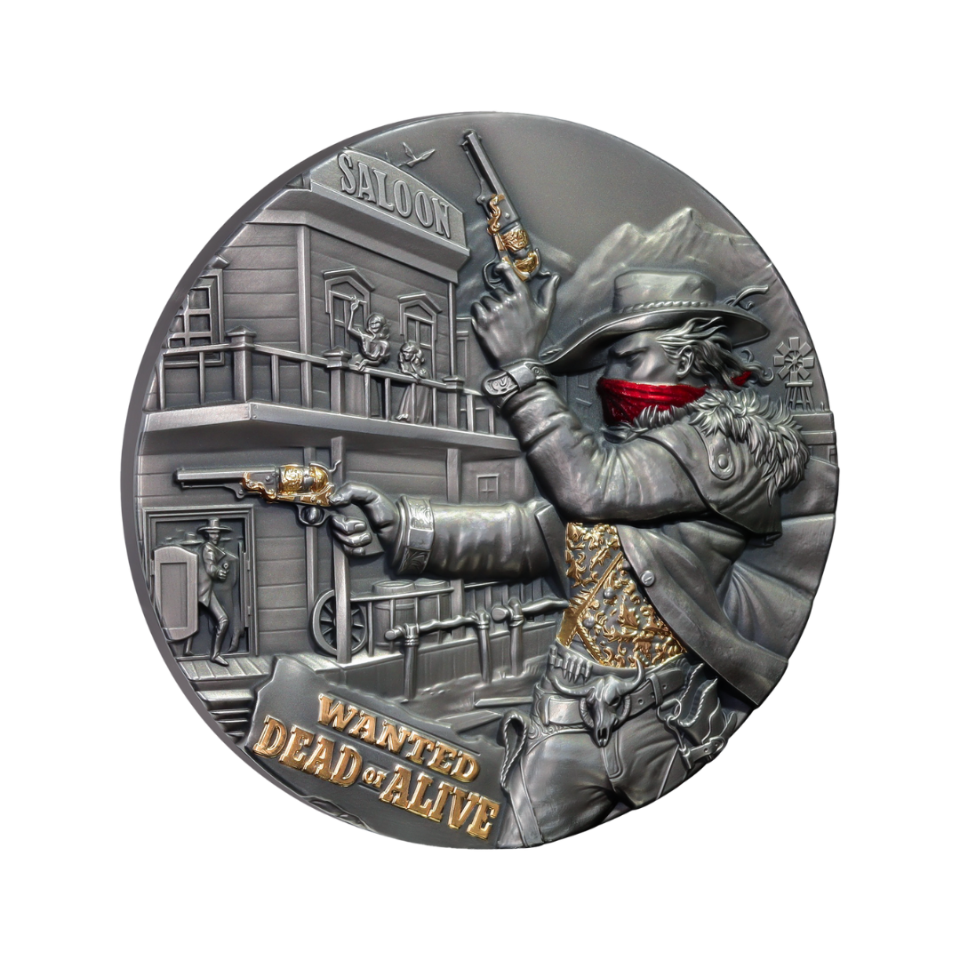 2oz Silver Coin 'Bounty Hunter' - Lithuanian Mint – Cardiff Gold