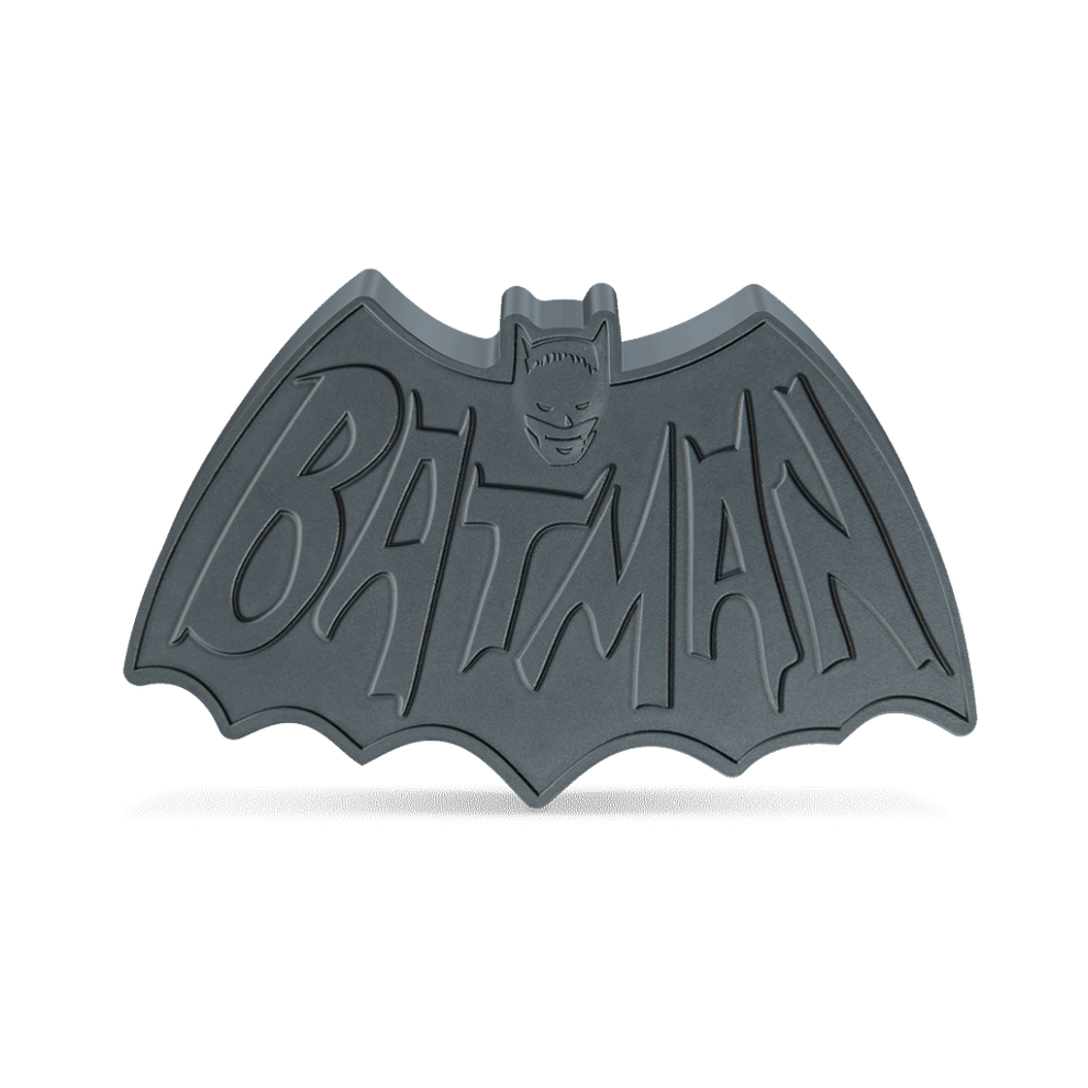 Warner Bros.- Batman 85th Anniversary - 1966 Batman Logo 1oz Silver ...